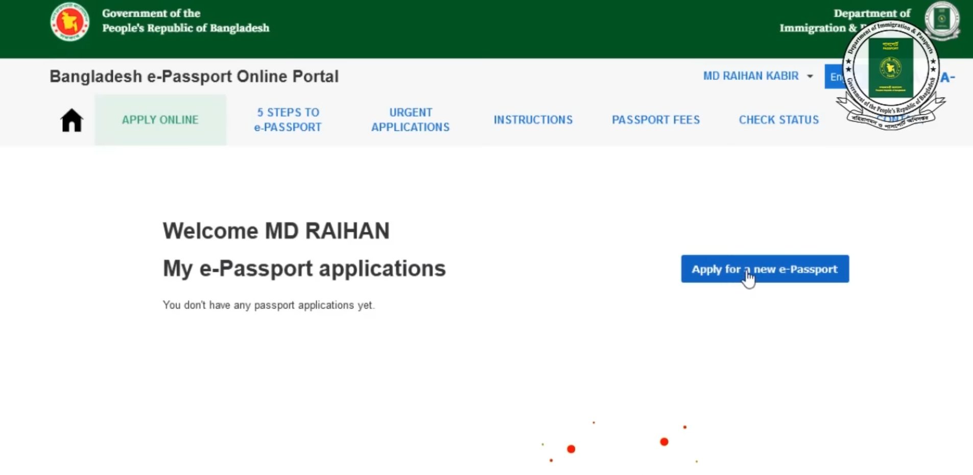 E‑Passport Online Registration | Easy steps to apply E-Passport