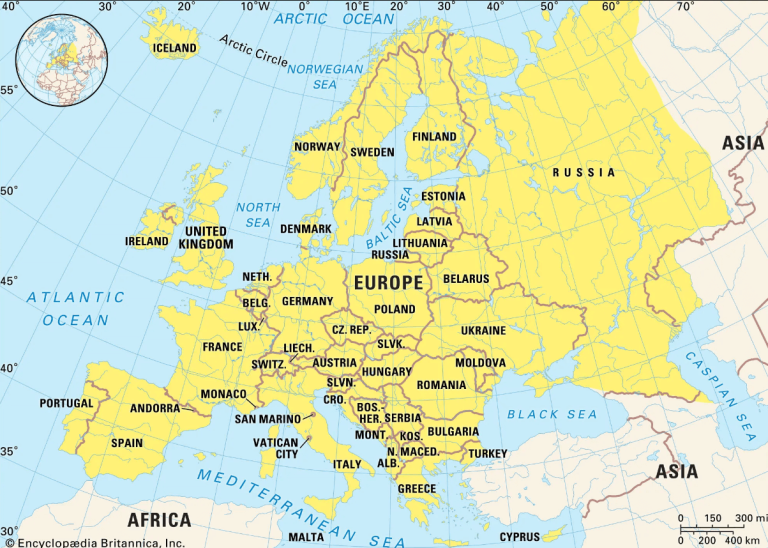 List of European Countries