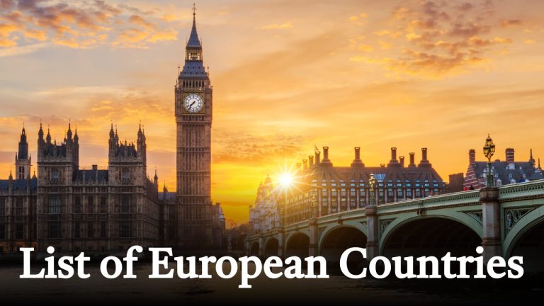 List of European Countries